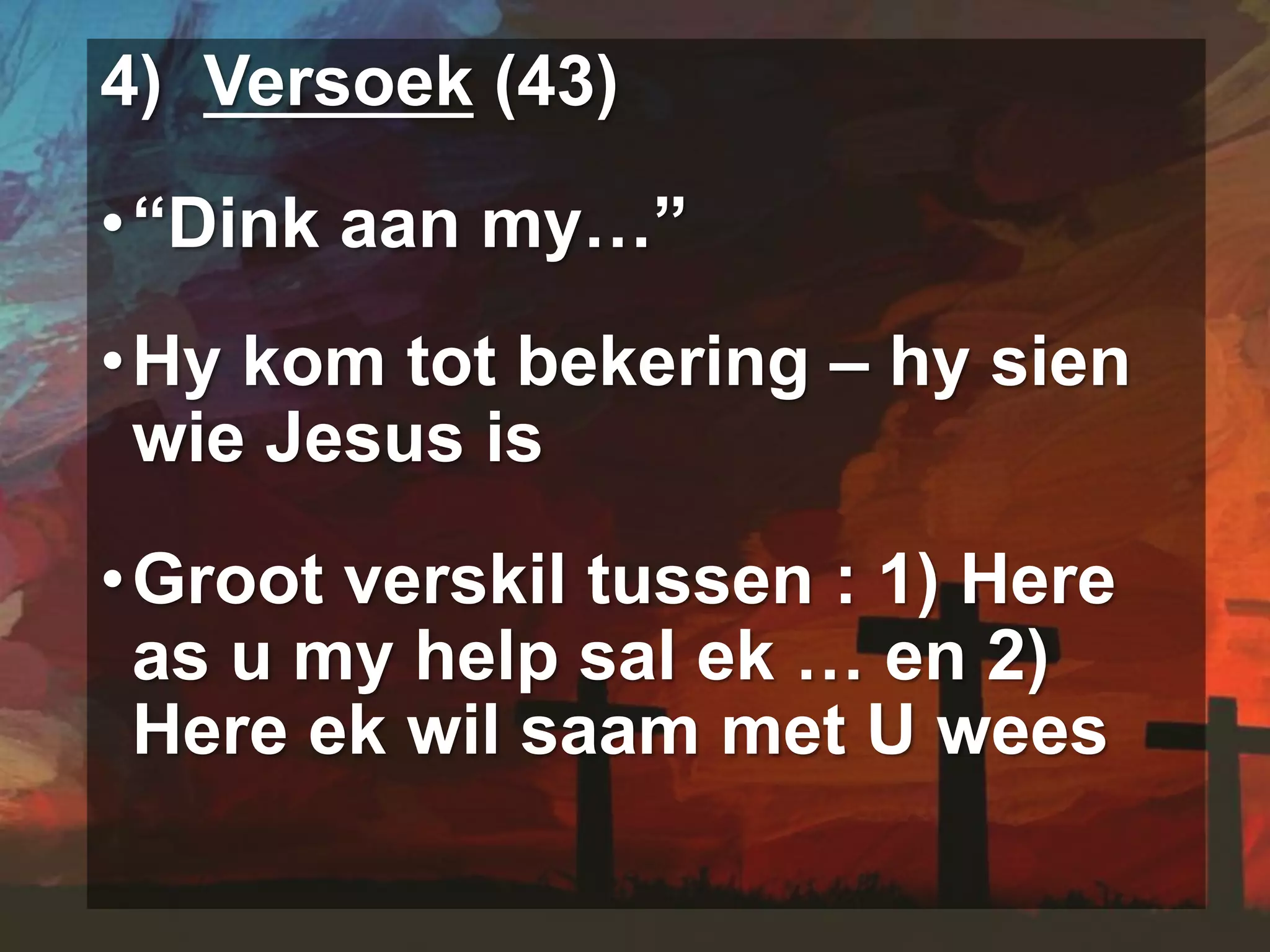 Tema: In Jesus se voetspore Deel 2 Goeie Vrydag | PPTX