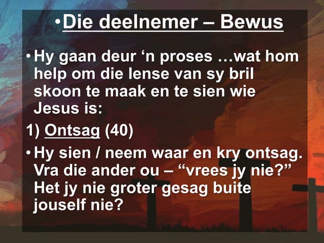 Tema: In Jesus se voetspore Deel 2 Goeie Vrydag | PPTX