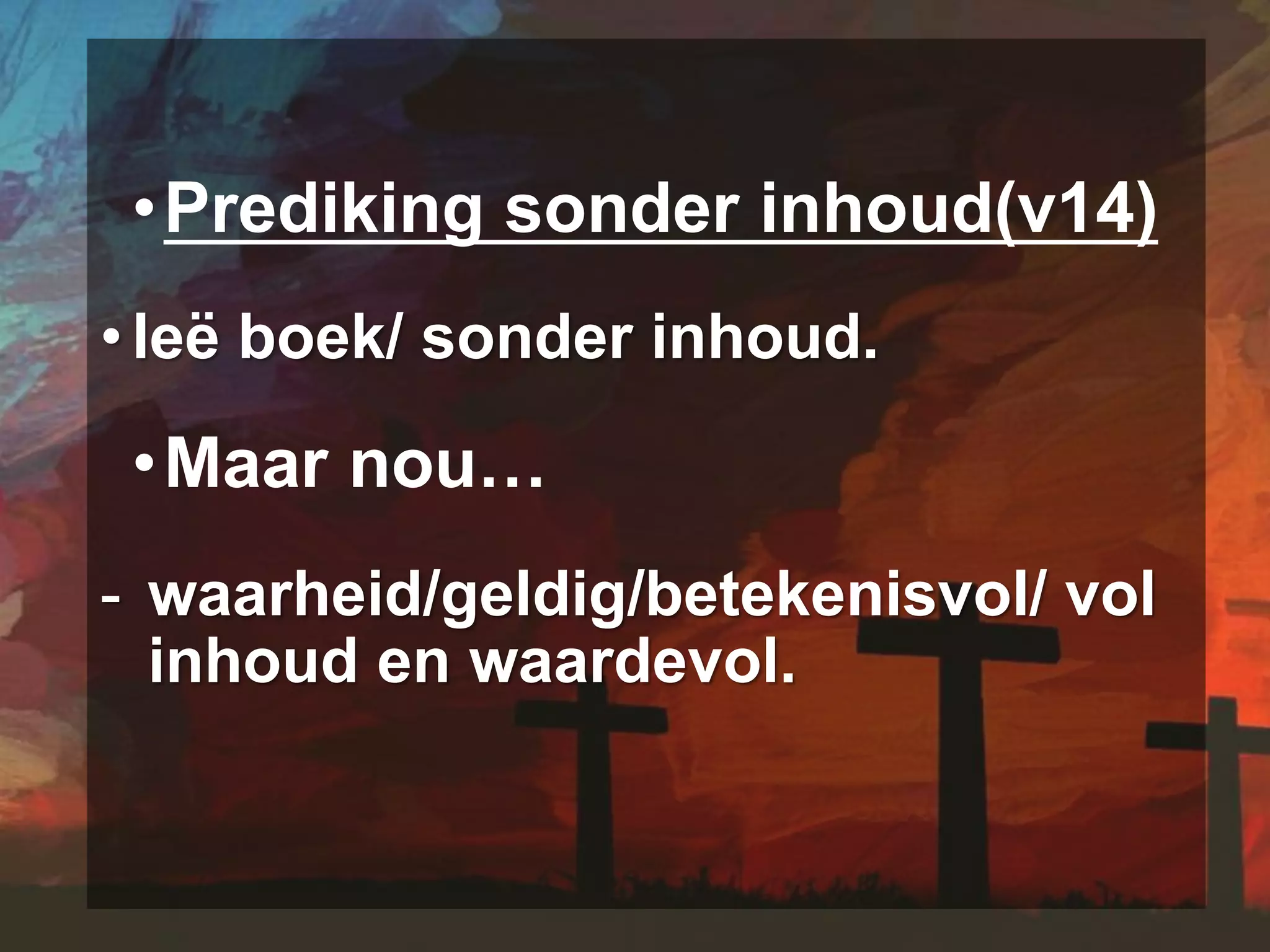 Tema:In Jesus se voetspore Deel 3 Opstanding | PPT