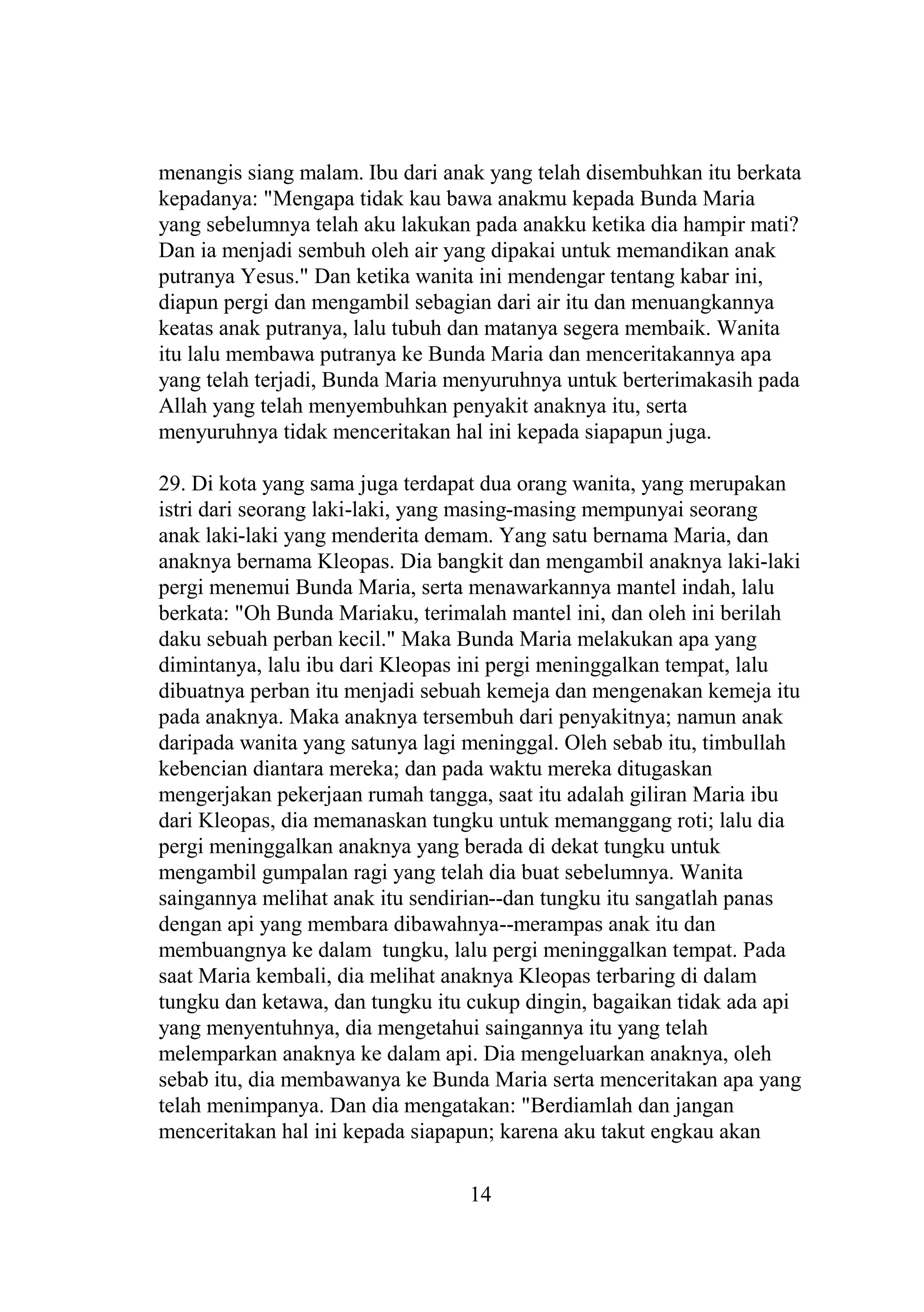 Injil bahasa Arab tentang Masa Kecil Sang Penyelamat | PDF