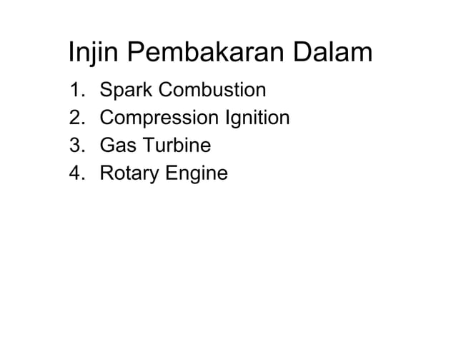 Injin pembakaran dalam | PPT