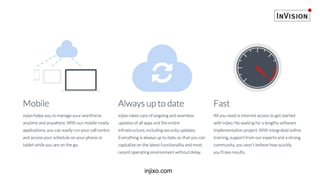 Injixo workforce management slideshare | PDF