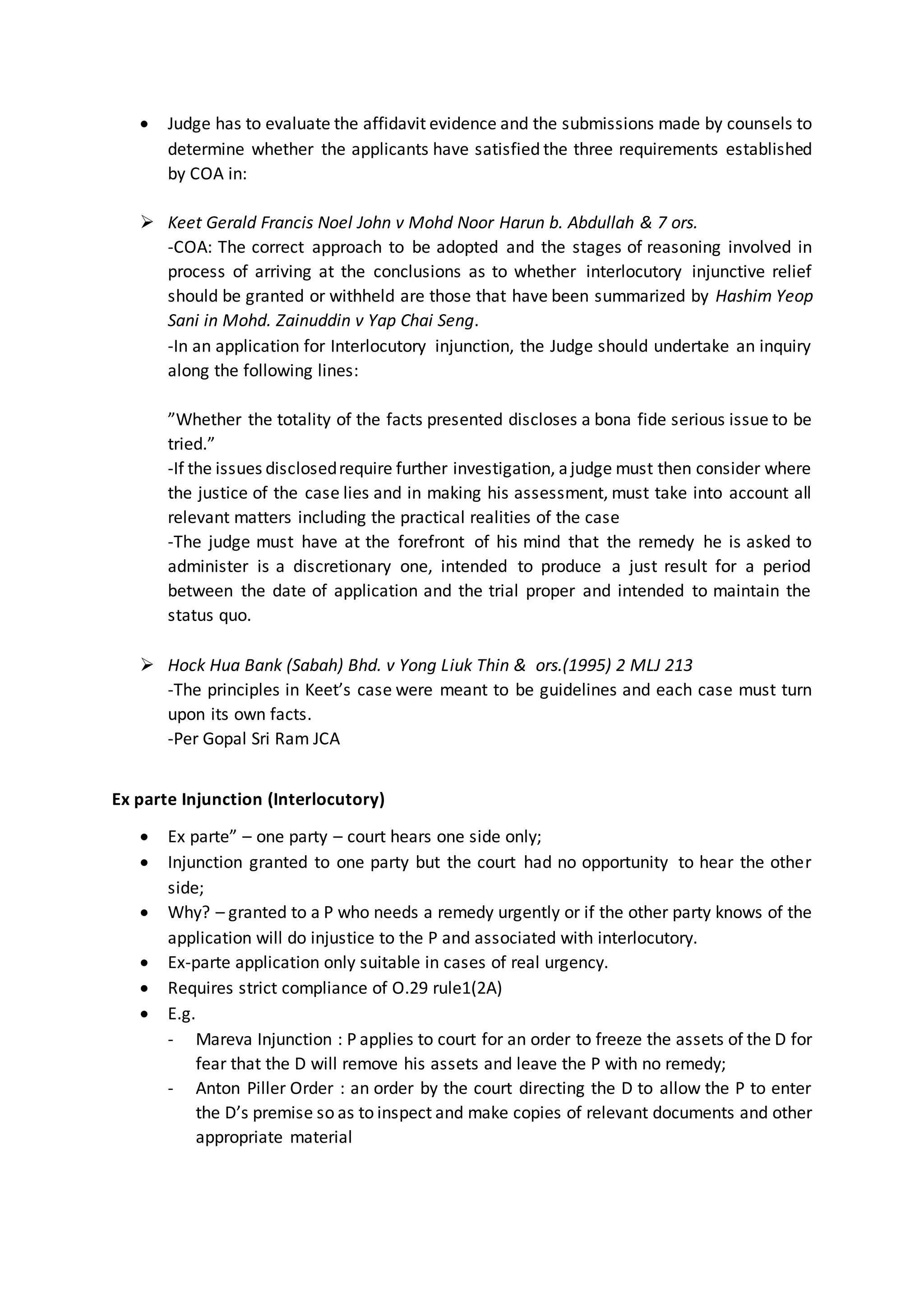 Injunction i slide | DOCX