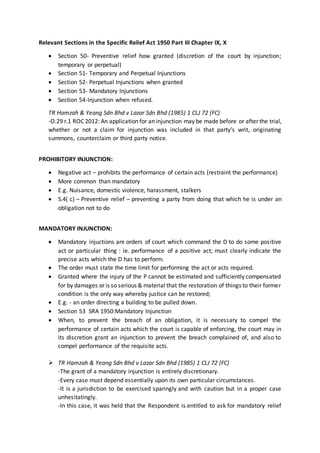 Injunction i slide | DOCX