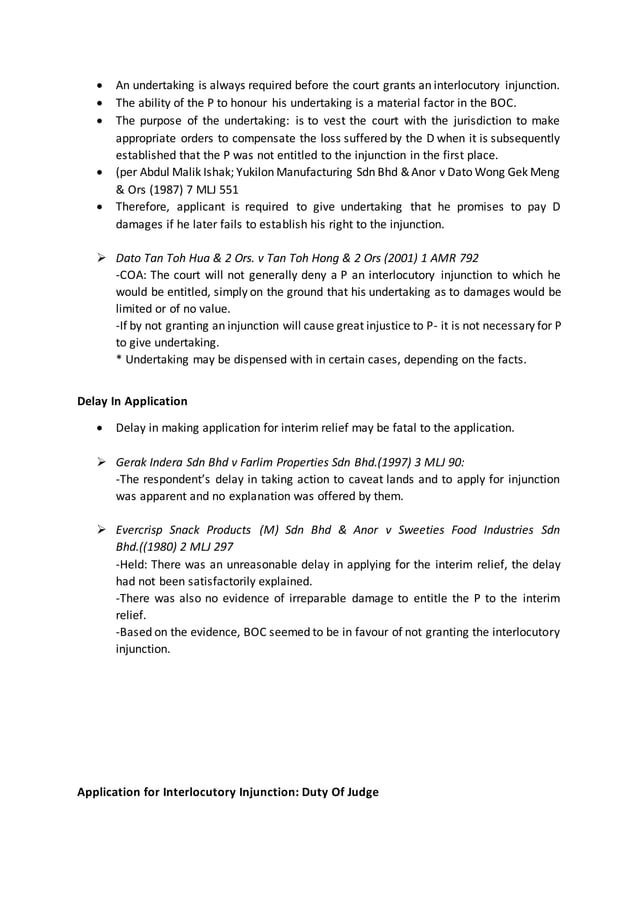 Injunction i slide | DOCX