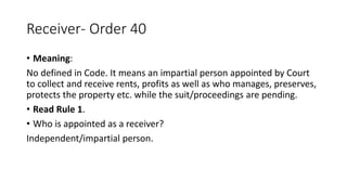 Injunction + interim order notes.Power point | PPTX