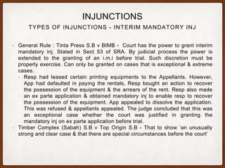 Injunctions | PPTX