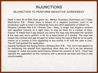 Injunctions | PPTX