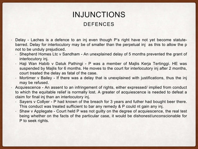 Injunctions | PPTX