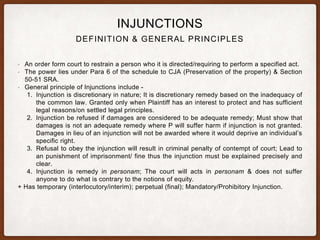 Injunctions | PPTX