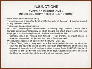 Injunctions | PPTX