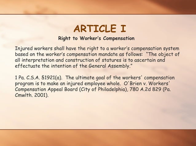 Injured Worker Bill Of Rights | PPT