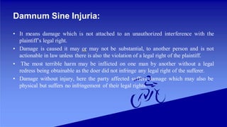 Injuria sine Damnum or Damnum sine Injuria.pptx