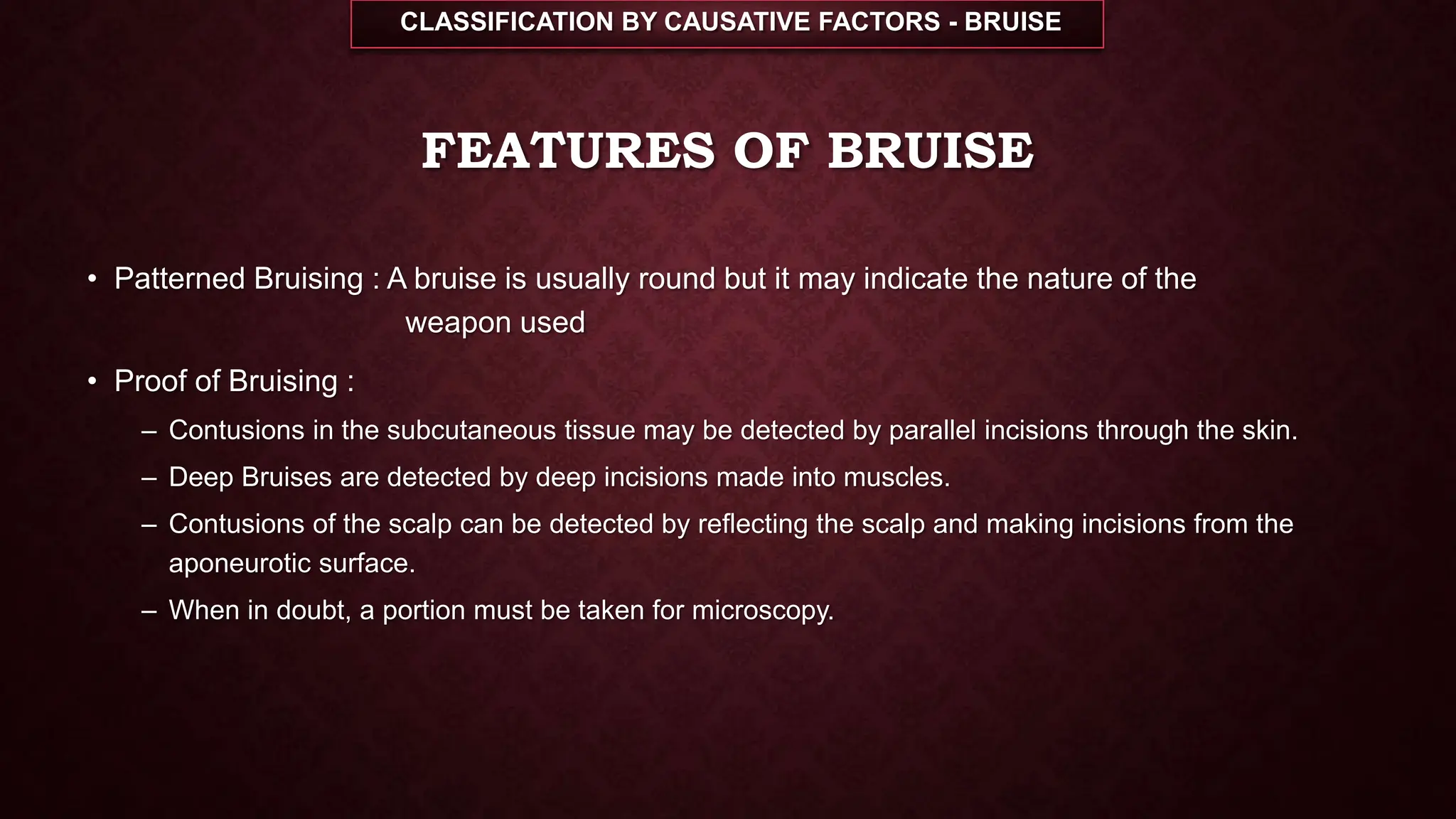 Injuries IN FORENSIC MEDICINE FOR CLASS PRESENTATION | PPTX