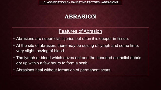 Injuries IN FORENSIC MEDICINE FOR CLASS PRESENTATION | PPTX