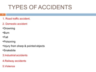 Injuries & accidents | PPTX