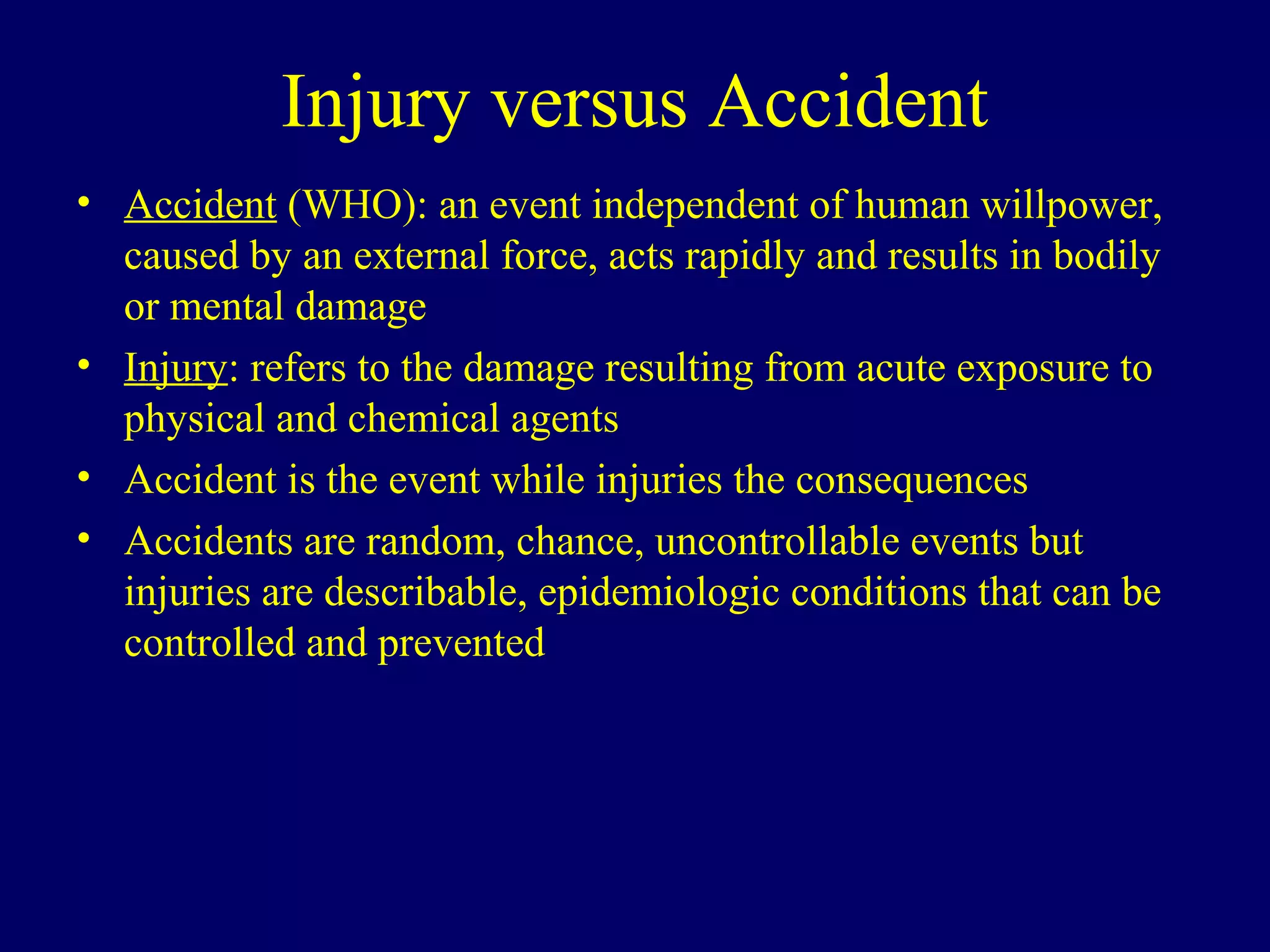 Injuries and accidents in pediatrics | PPT