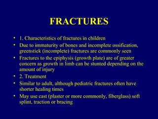 Injuries and accidents in pediatrics | PPT