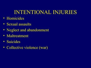 Injuries and accidents in pediatrics | PPT