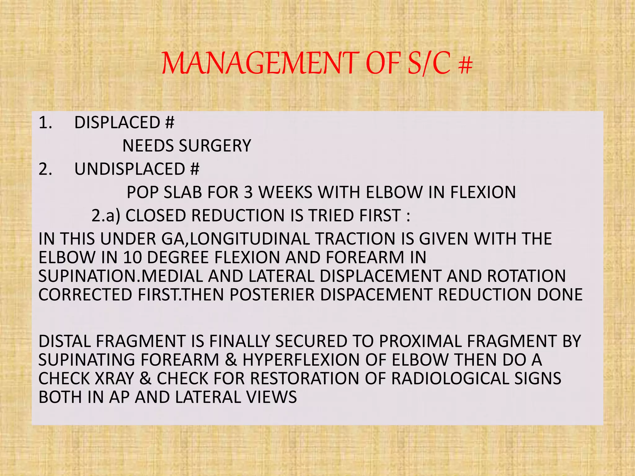 Injuries around elbow in children | PPTX