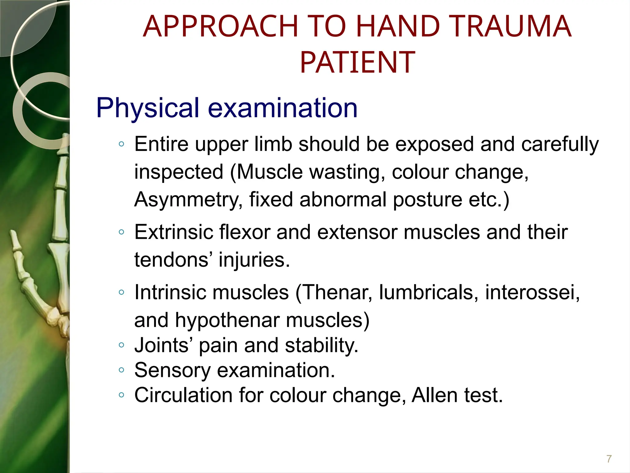 "Comprehensive Management of Hand Injuries: Approach, Treatment, and ...