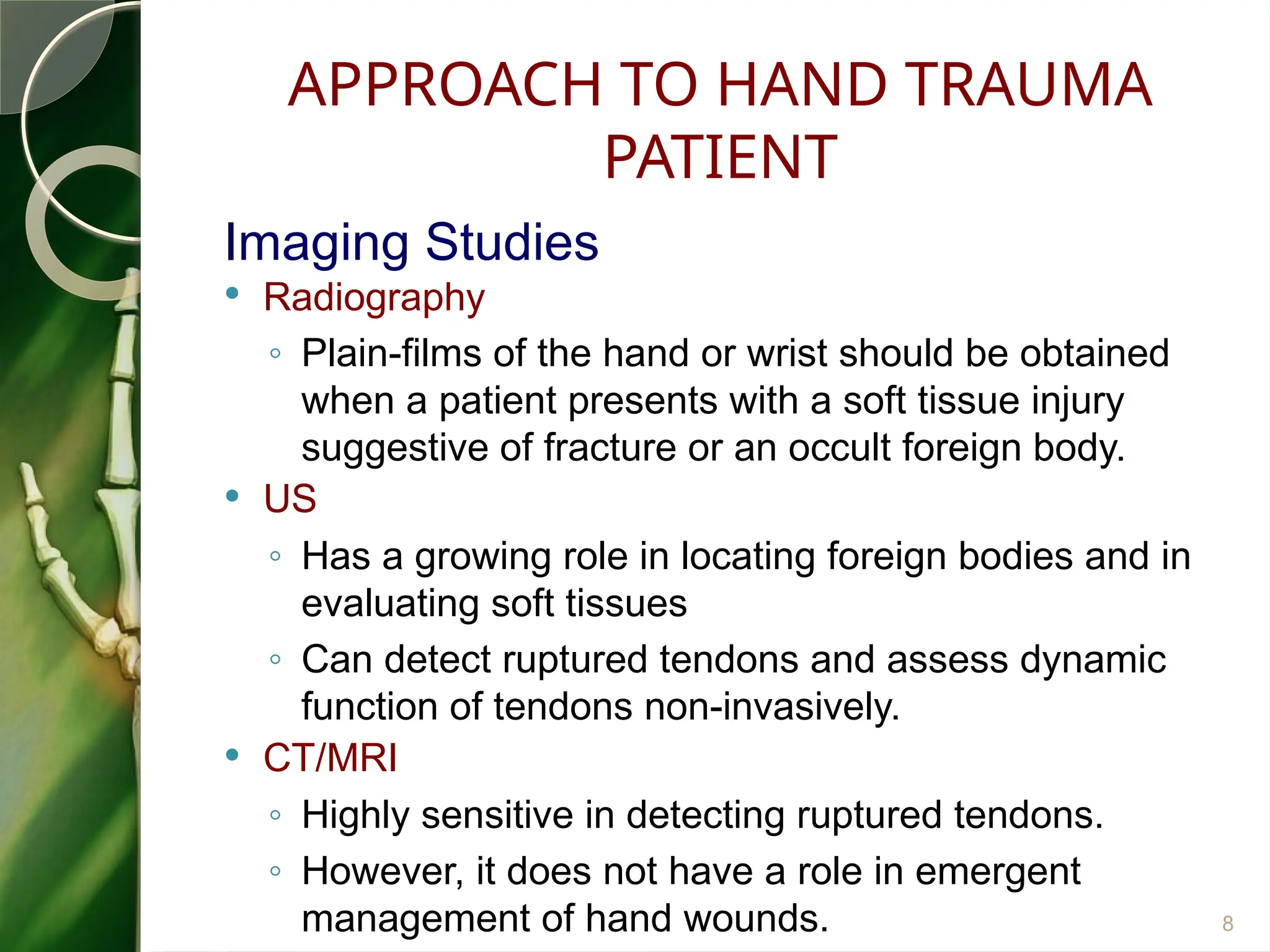 "Comprehensive Management of Hand Injuries: Approach, Treatment, and ...