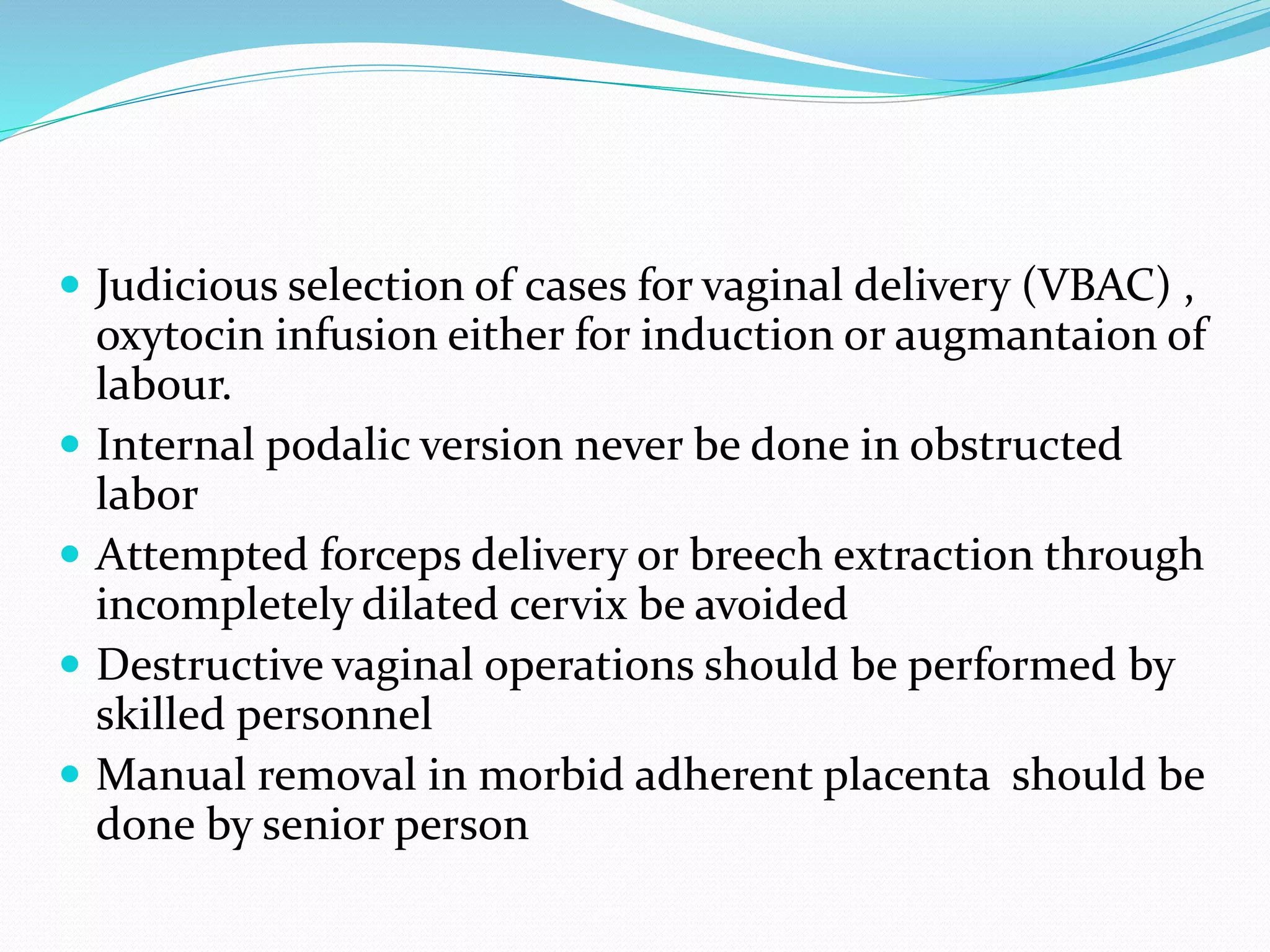 Injuries to the birth canal | PPTX