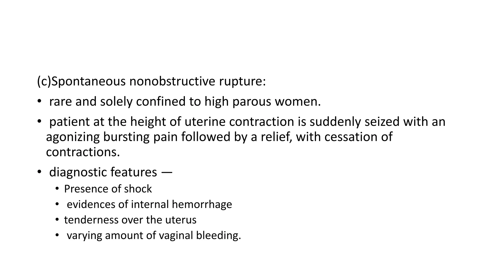 RUPTURE OF UTERUS | PPTX