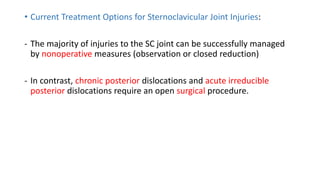 Injuries to the sternoclavicular joint | PPTX