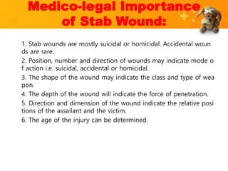 Injury (Forensic science) | PPTX | First Aid | Injuries