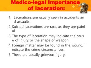 Injury (Forensic science) | PPTX