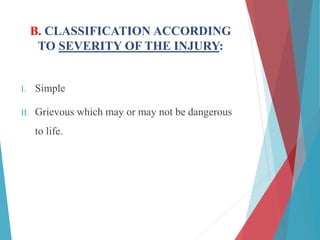 Injury-LEGAL CONSIDERATION AND TYPES | PPTX