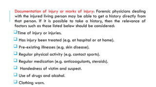INJURY ASSESSMENT, CLASSIFICATION AND DOCUMENTATION.pptx