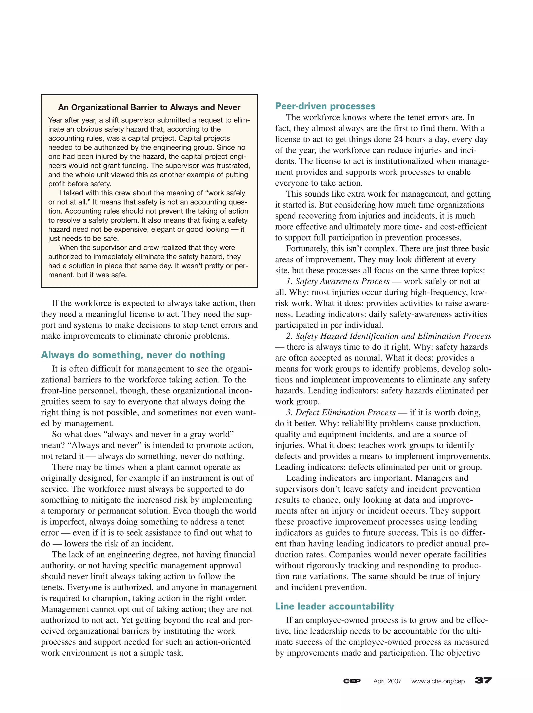 Injury & incident prevention | PDF
