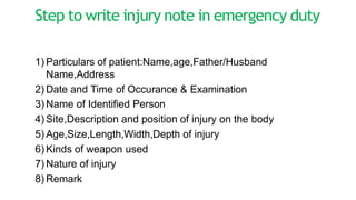 Injury note Presentation .pptx