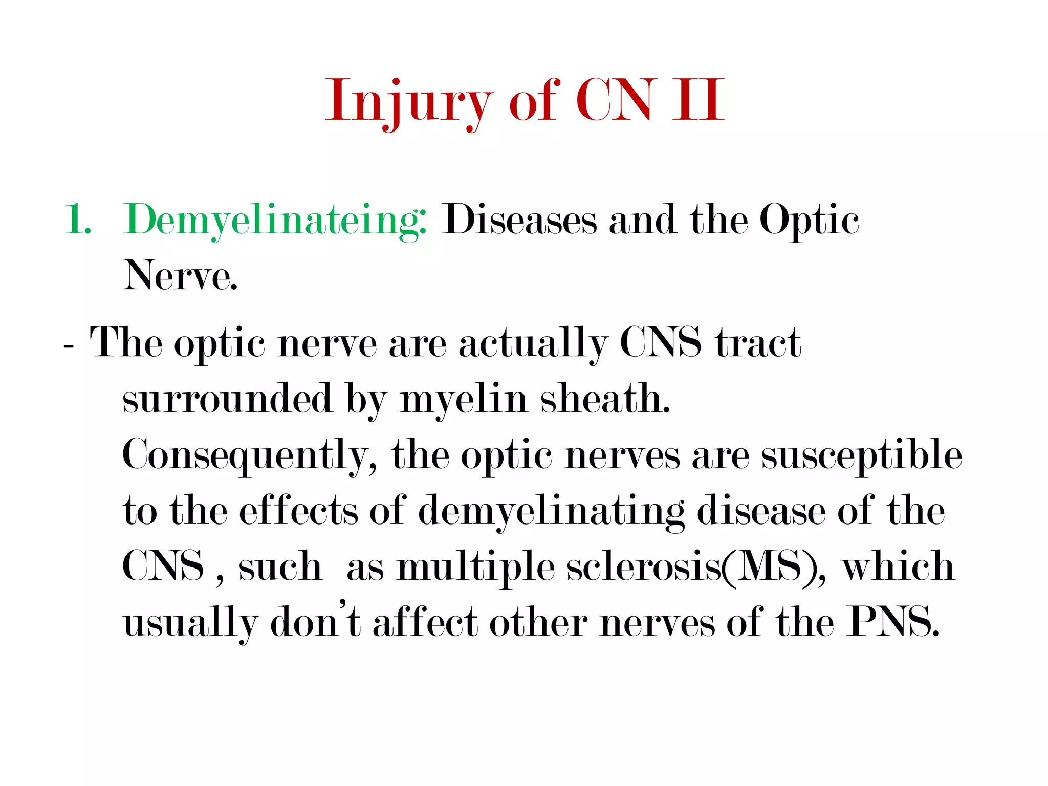 Injury Of Cranial Nerve | PPTX