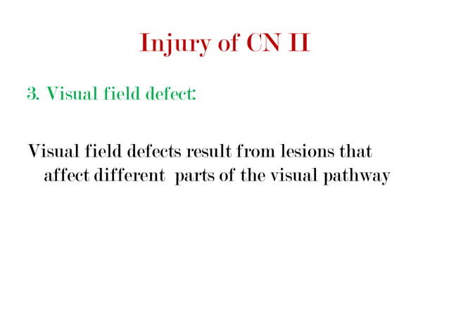Injury Of Cranial Nerve | PPTX | Ear, Nose and Throat Conditions ...