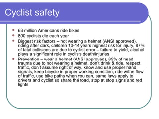 Injury Prevention A1 A8 Fall 2005 | PPT