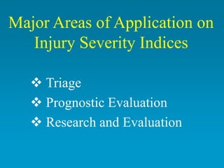 Injuryseverityscales.ppt | Death, Injury, or Military Conflict ...