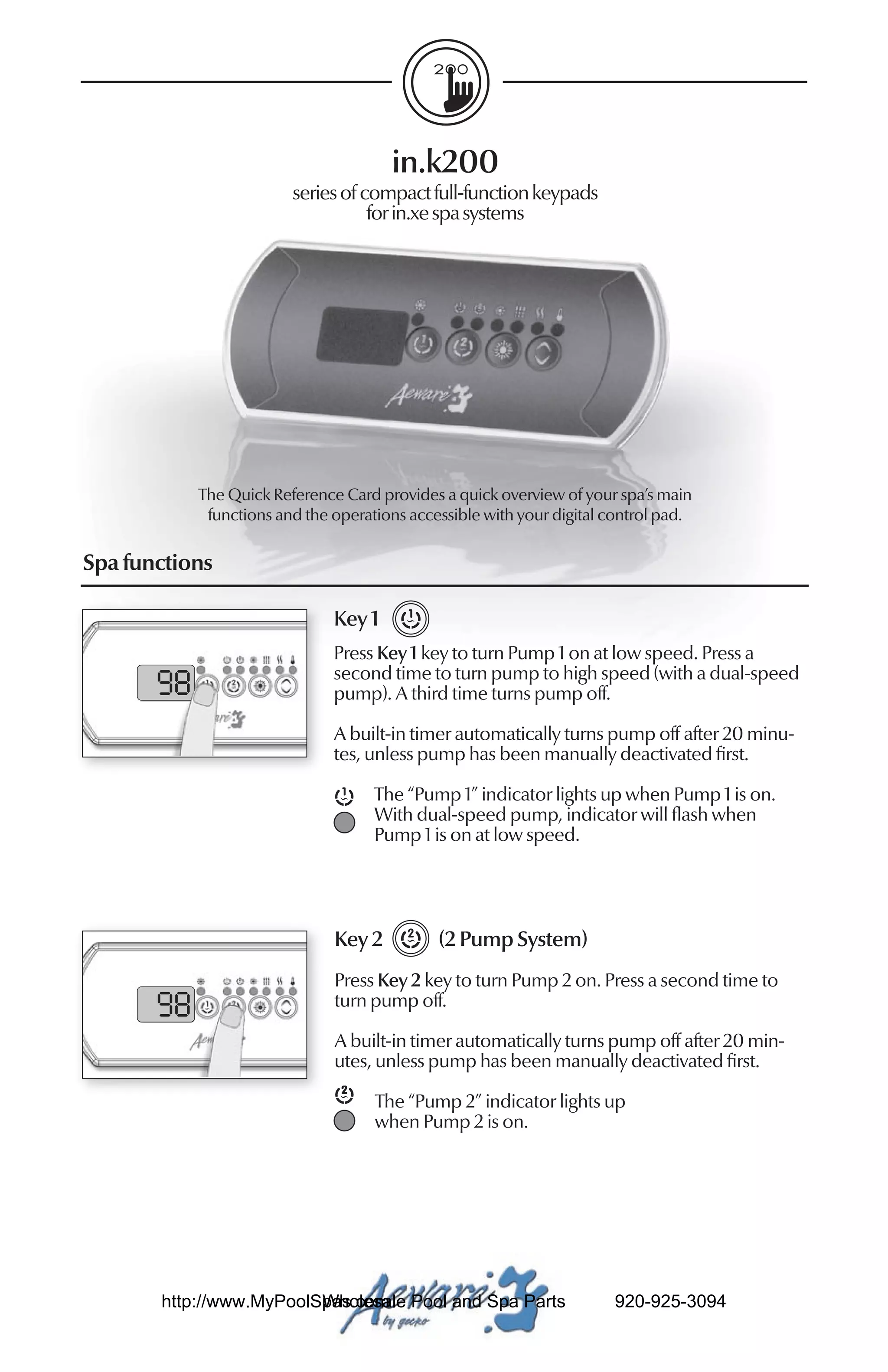 In k200 for xe quick reference card | PDF