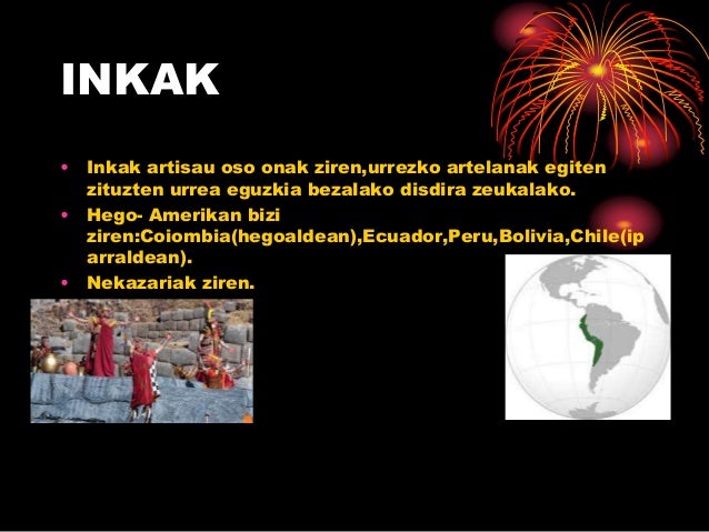 Inkak amaierako lana