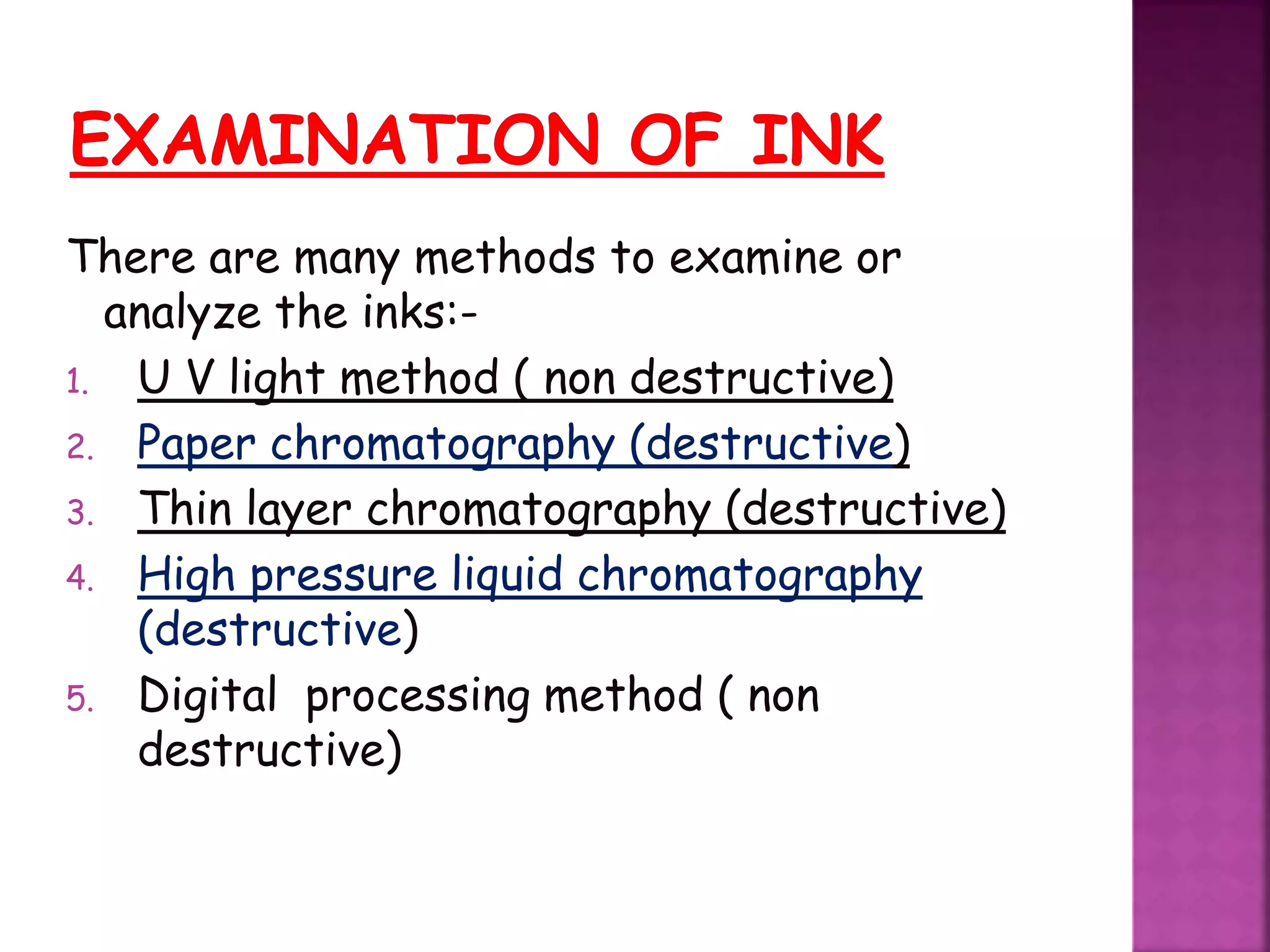 Ink analysis | PPTX