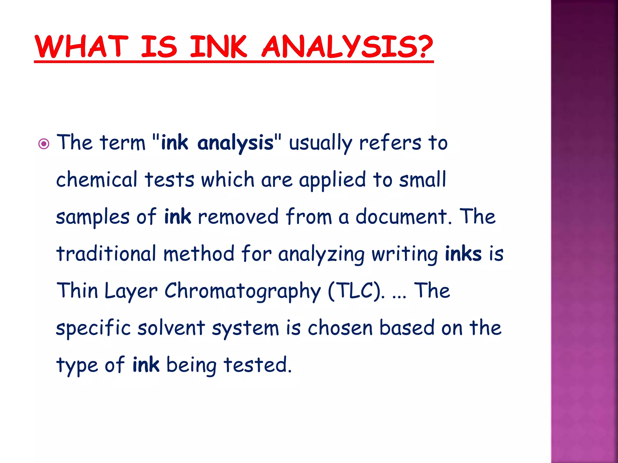 Ink analysis | PPTX