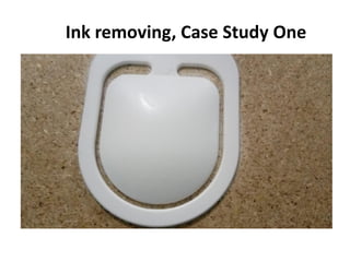 Ink and UV ink removing, case study (with safety product) | PDF