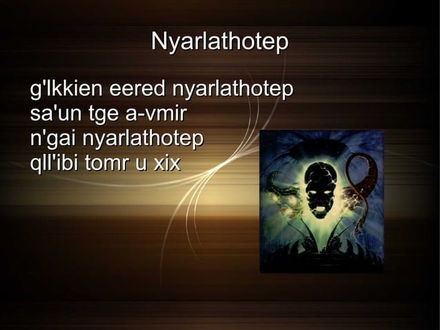 Inkantace Cthuvian | PPT