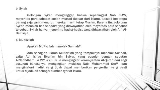 Inkar as sunnah | PPTX
