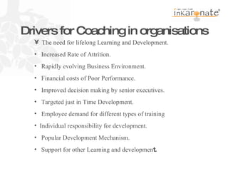 Inkarnate Corporate and executive coaching offering | PPT