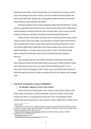 FENOMENA INKAR SUNNAH | PDF