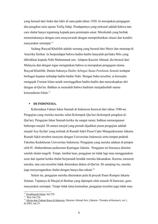 FENOMENA INKAR SUNNAH | PDF