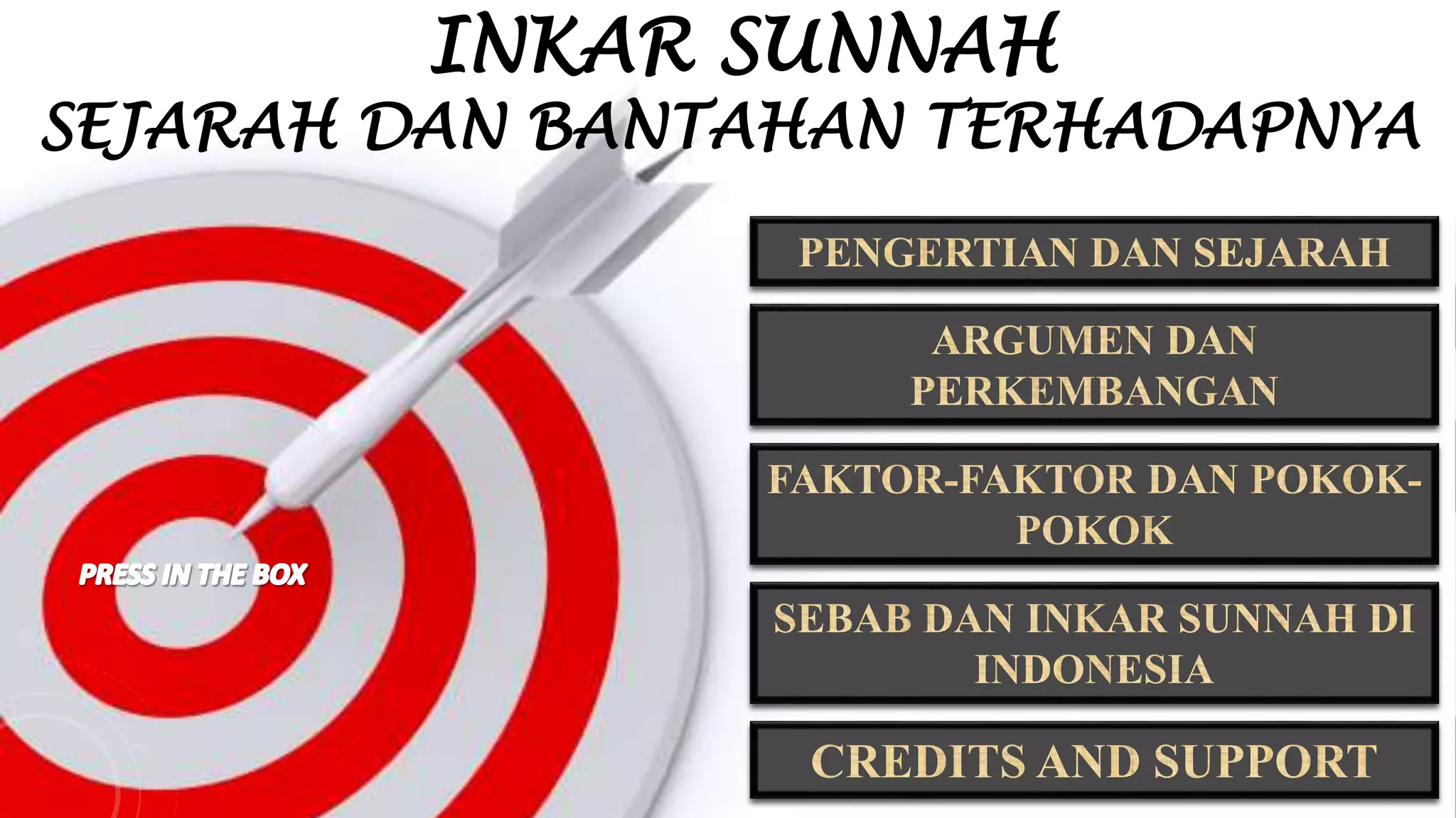 Inkar sunnah, sejarah dan bantahan terhadapnya | PPTX